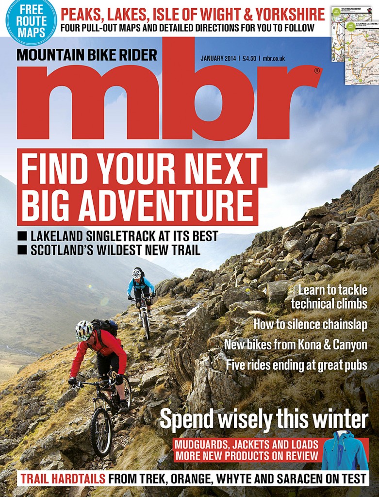 Trail hardtails on test in January's MBR! - MBR