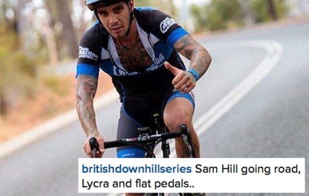 Tweets of the Week: Sam Hill road riding in FiveTens and much more - MBR