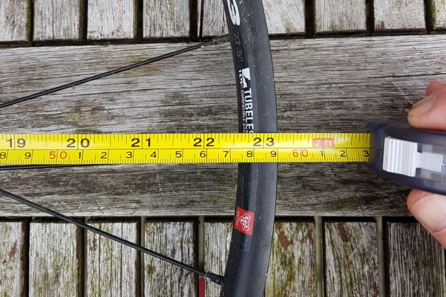 Your 27.5 wheels are actually 23in in diameter - MBR