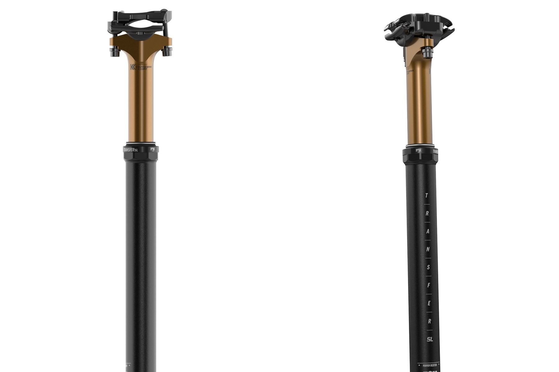 Transfer SL is a lightweight Fox dropper post with spring action