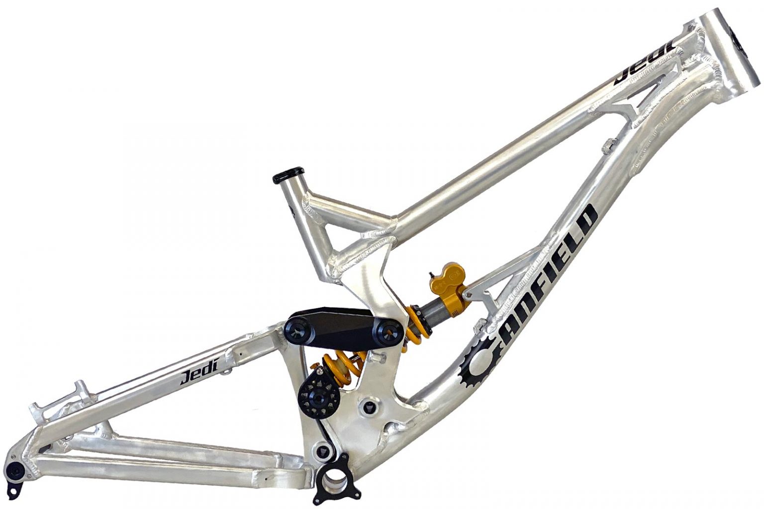 Canfield Jedi downhill bike grows wheel size for the 2022 model year