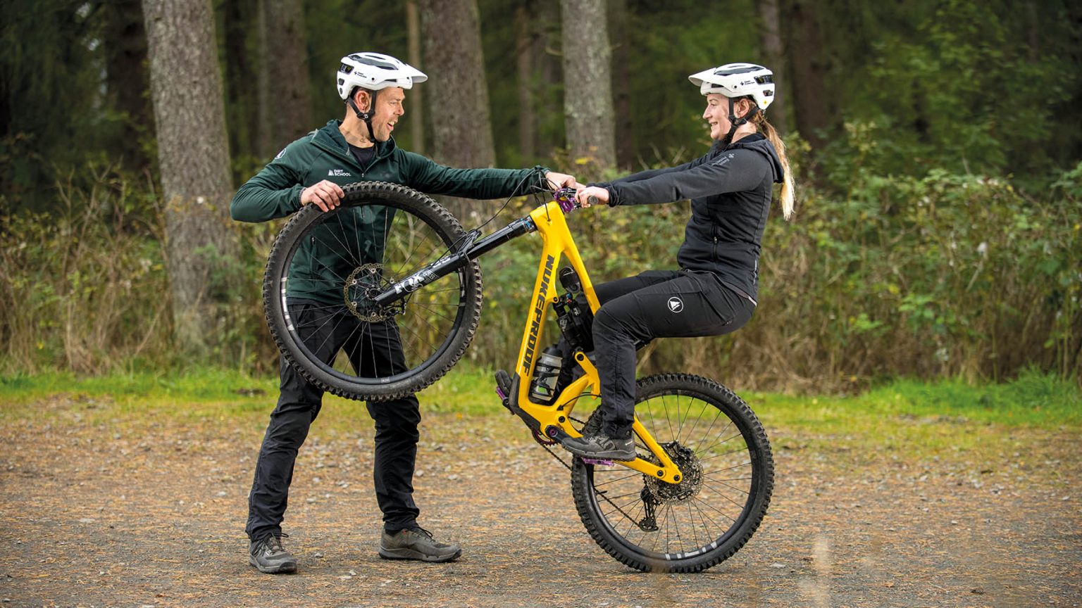 Learn how to master the wheelie with Andy Barlow from Dirt School - MBR