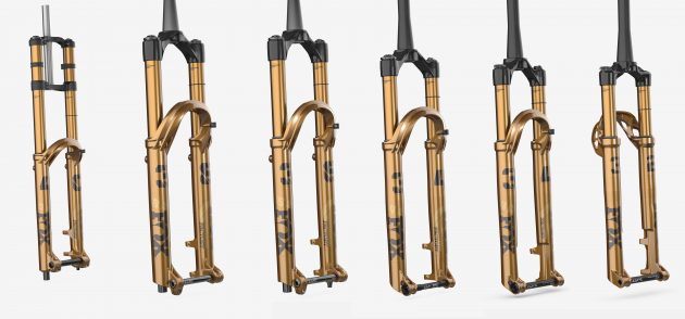 Gold forks are nothing new, but that doesn't mean Fox's special 'Podium Gold' finish isn't sexy ...