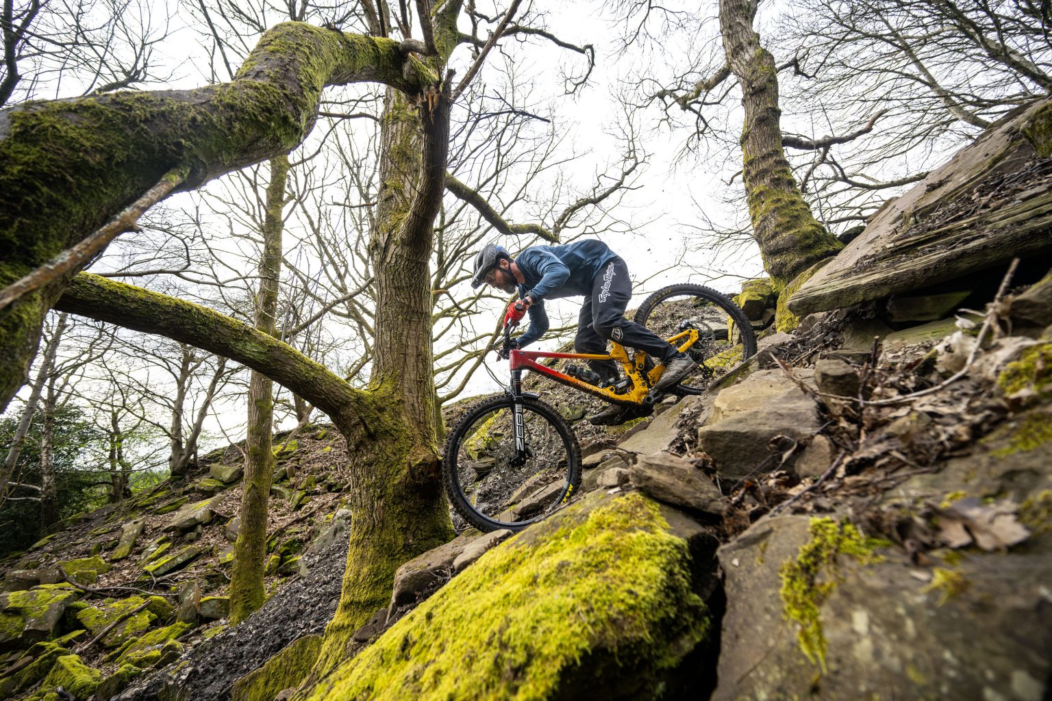 Forbidden's Dreadnought V2 has even longer chainstays than the original high-pivot enduro sled ...