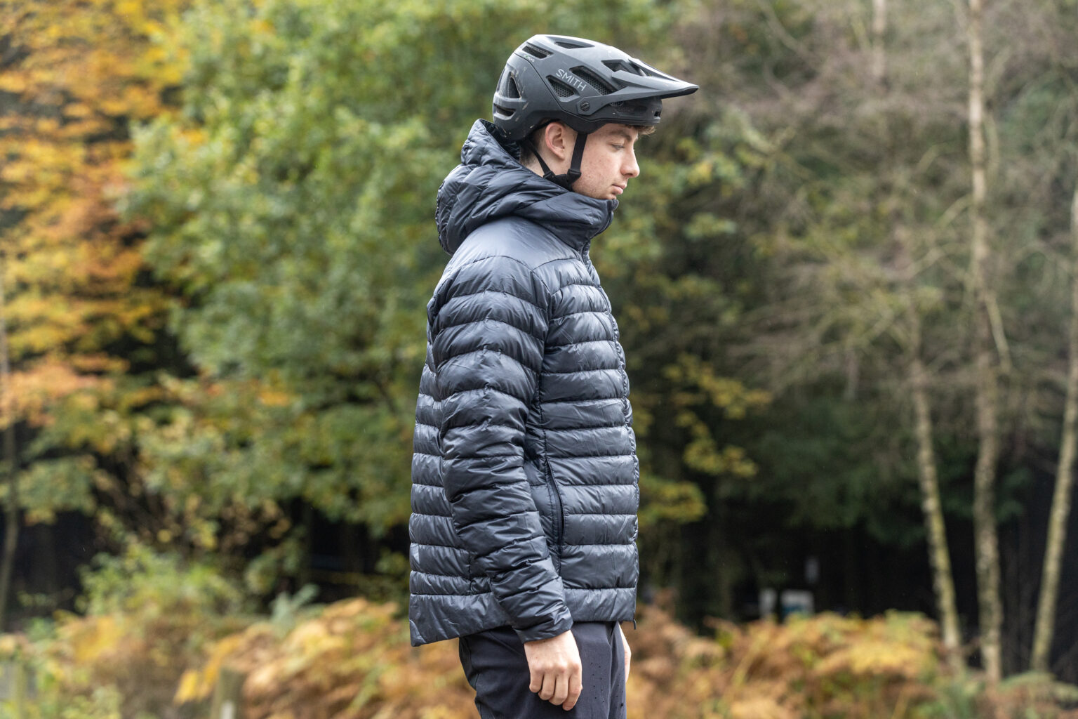 Rapha's Explore Down Jacket is exceptionally snug and warm for riding ...