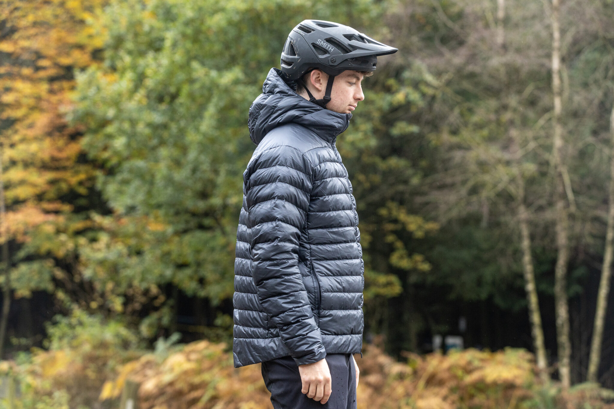 Rapha's Explore Down Jacket is exceptionally snug and warm for riding ...