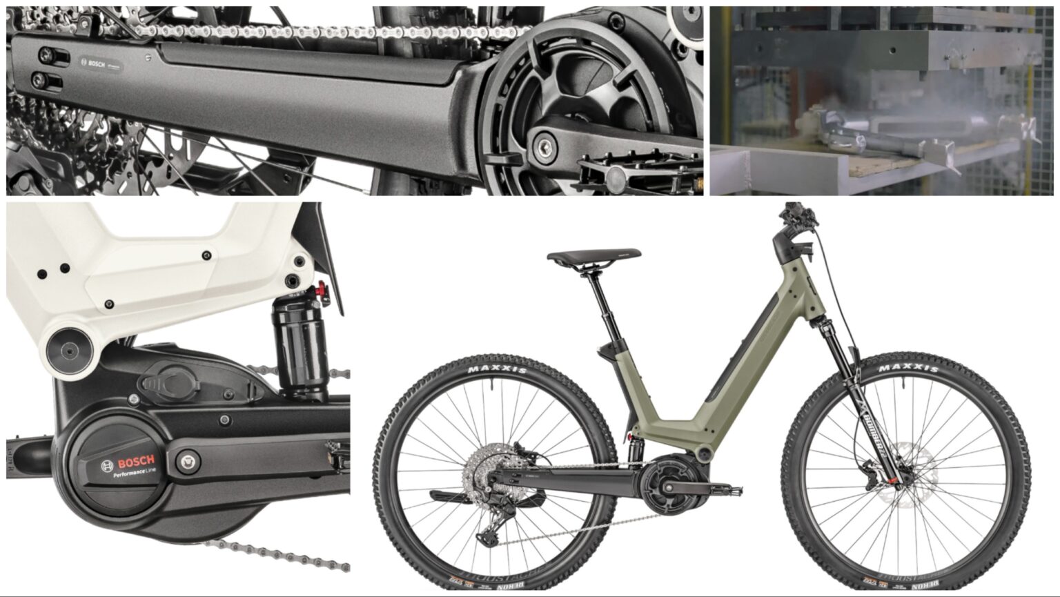 This Moustache e-bike frame is made from cast aluminium, is bolted ...