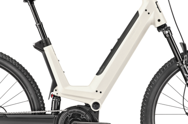 This Moustache e-bike frame is made from cast aluminium, is bolted ...