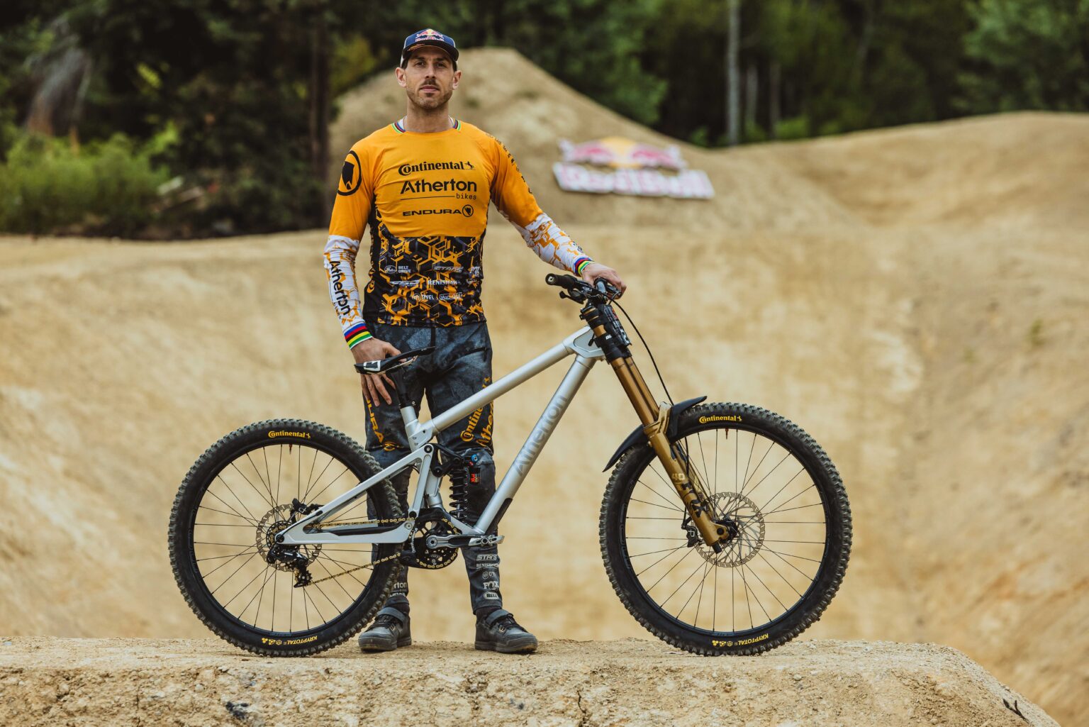 Gee Atherton raced a new 'budget' alloy downhill bike at Hardline, and ...