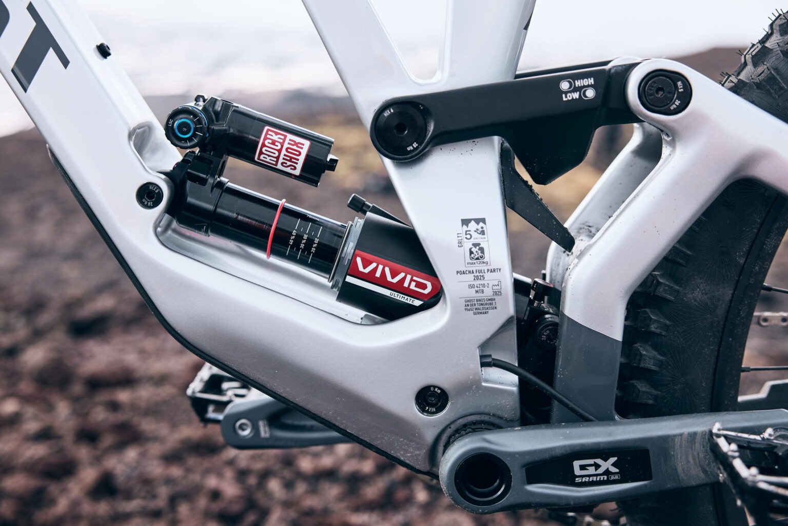 I rode down an active volcano to test the new Ghost Poacha freeride ...