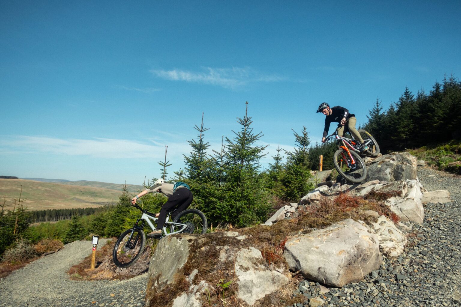 Kielder opens two new bike park-style trails, the Mile Down red and ...