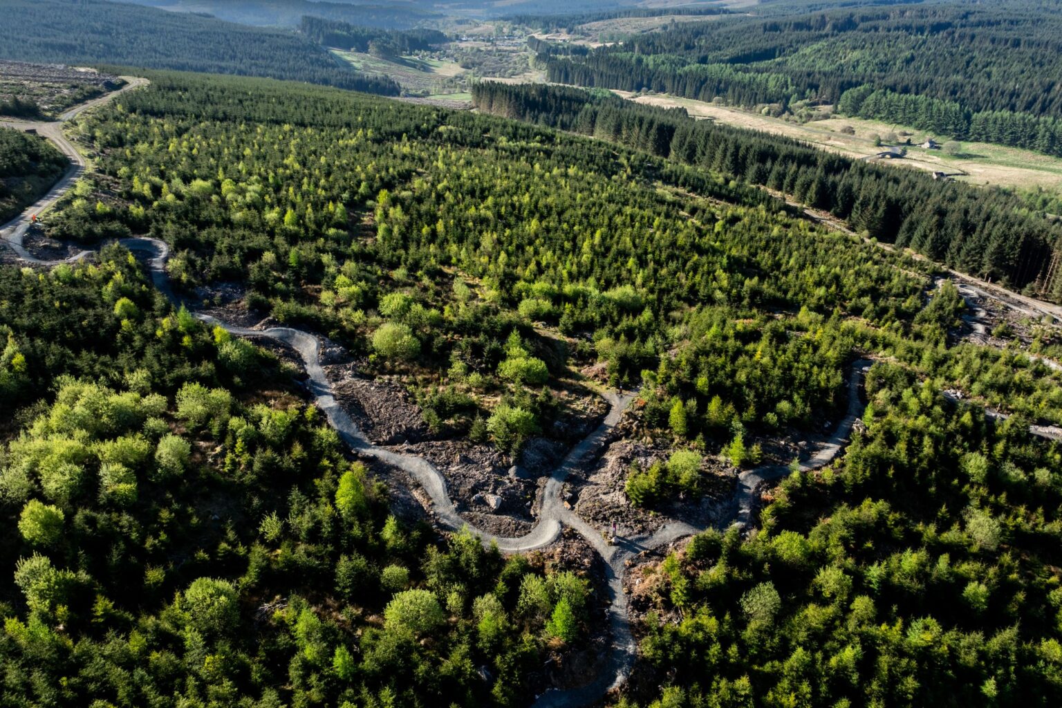 Kielder opens two new bike park-style trails, the Mile Down red and ...