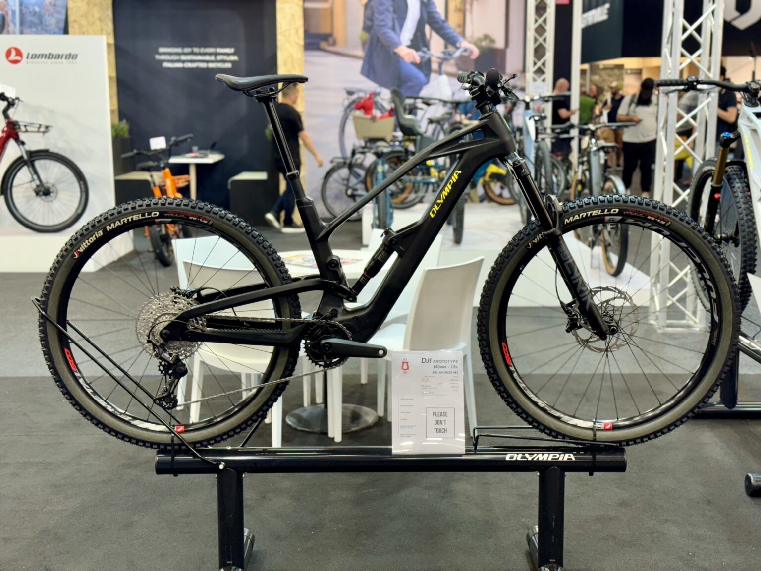 Olympia shows a prototype e-bike with the DJI Avinox motor – it's called the Eros, but there are ...