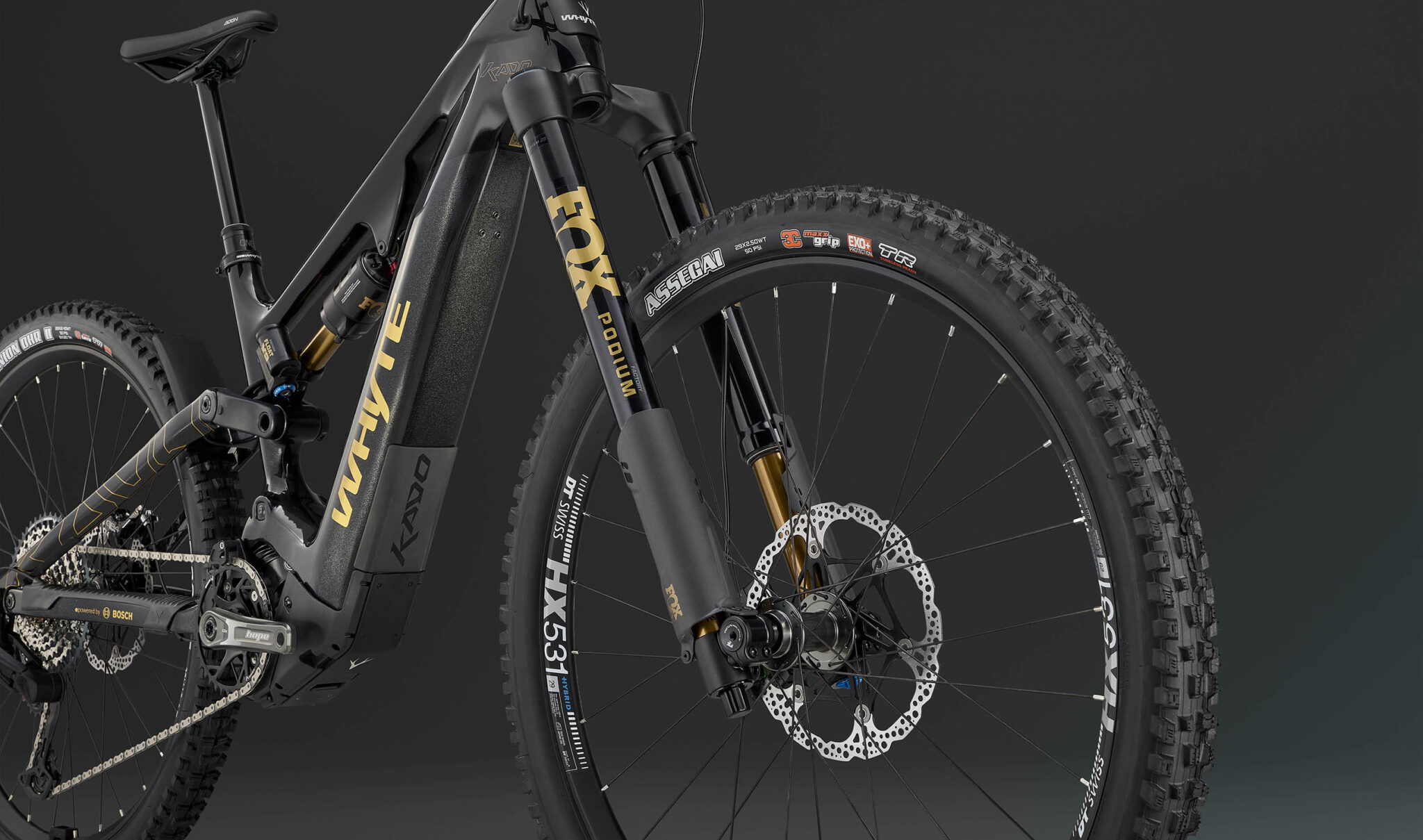 Whyte launches Kado Works e-bike with a dream build spec, including Fox Podium fork, Hope brakes ...