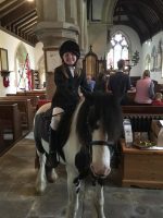 Rescued pony attends church with new owner - Horse & Hound