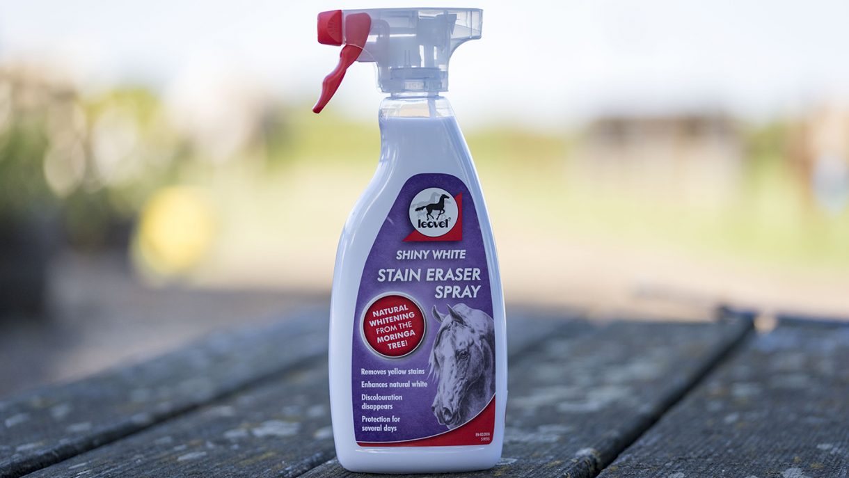 Leovet Shiny White Stain Eraser Spray review | Horse & Hound
