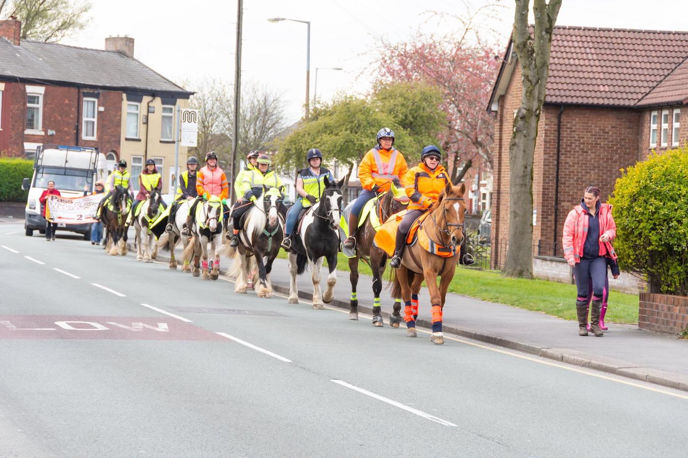 Police, cyclists and walkers join hundreds of riders for ‘incredible ...