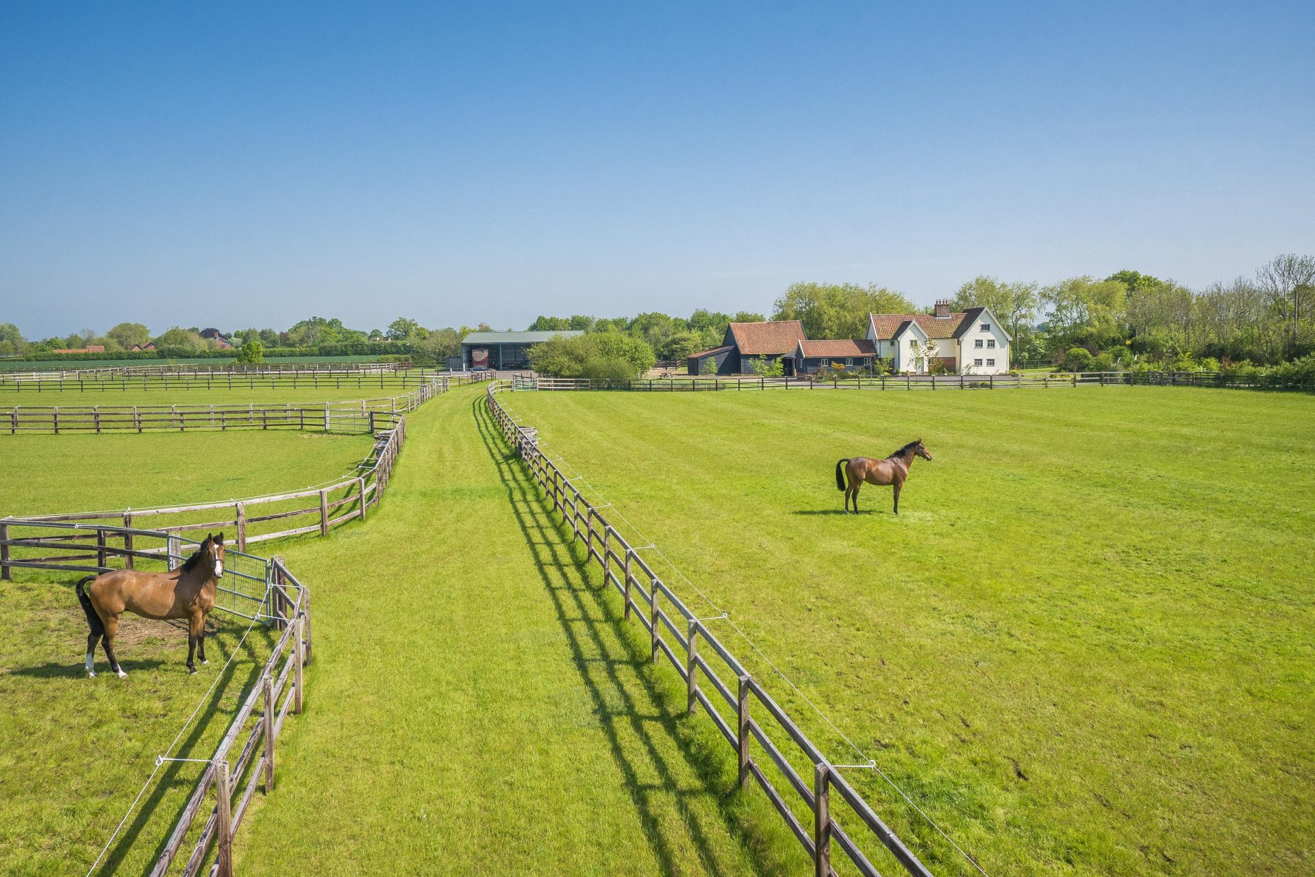 Ready for the quiet life? A horsey haven with immaculate stable yard ...