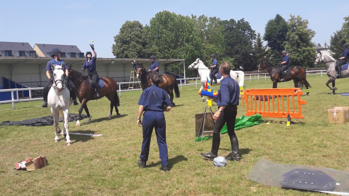 Special event celebrates 100 years of mounted police training - Horse ...