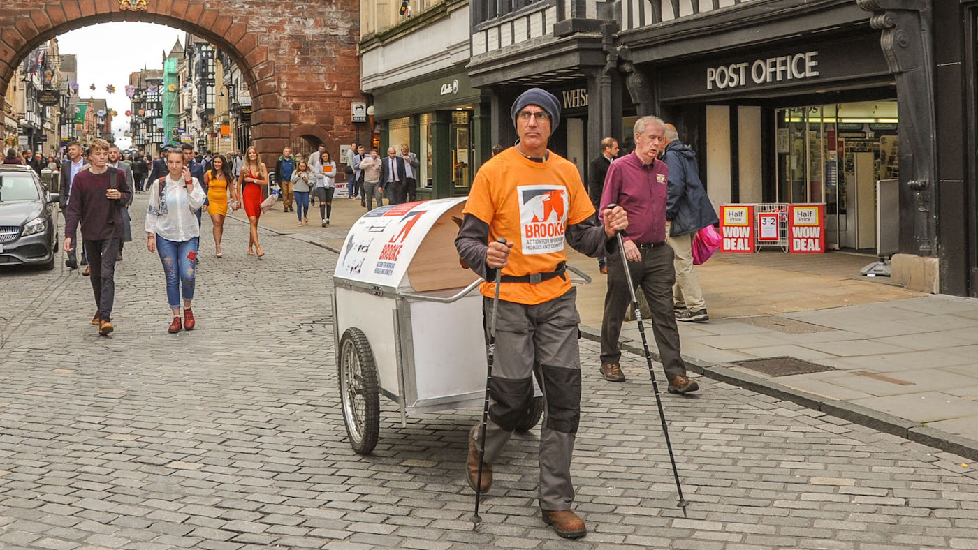 Man-drawn cart completes 300-mile challenge - Horse & Hound