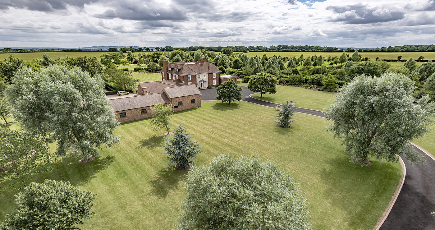 Live happily ever after: a country estate with 228 acres, stabling, a ...