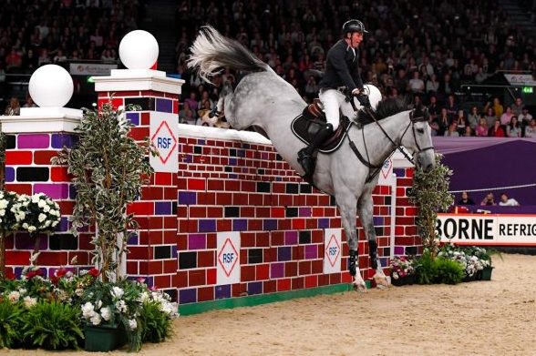Williams and Whitaker clear 7ft2in for HOYS puissance honours - Horse & Hound