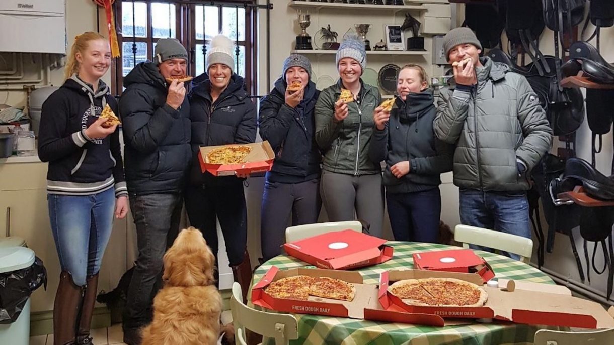 Nick Skelton and Piggy March urge bosses: give your staff a pizza ...