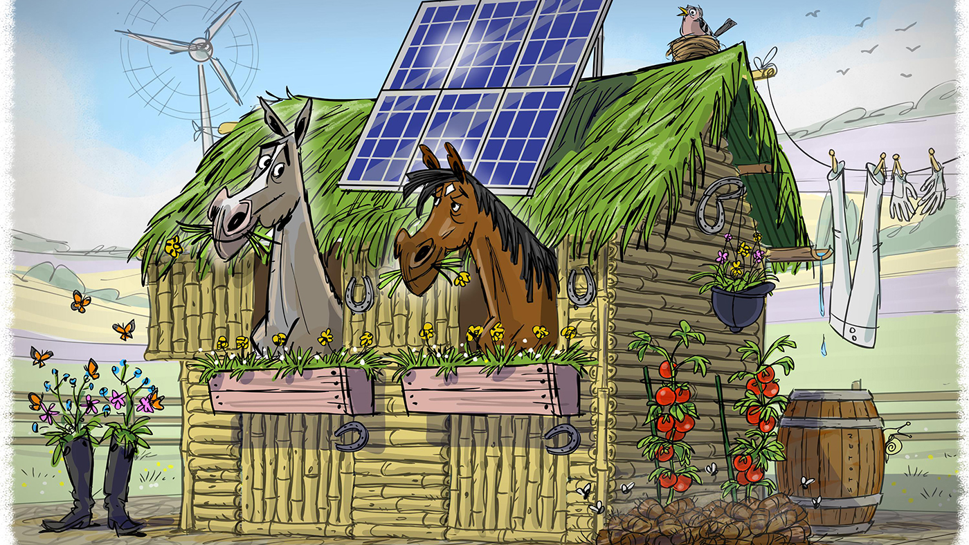 Ways to create an eco-friendly stable yard - Horse & Hound
