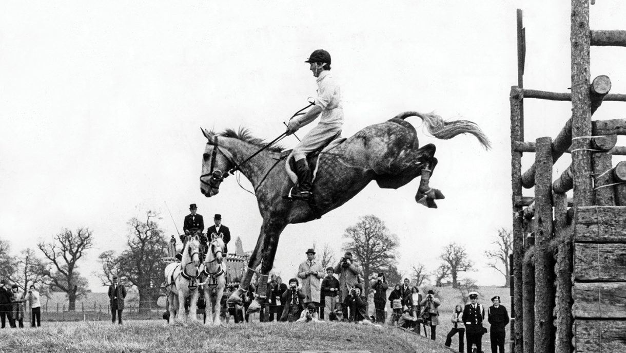Legends of the sport: Showjumper Marion Mould with her pony Stroller *H ...
