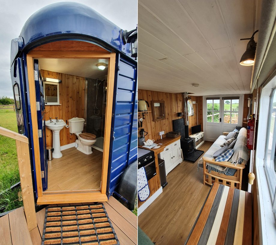 Fancy spending a few nights in a beautifully restored horsebox? Well ...