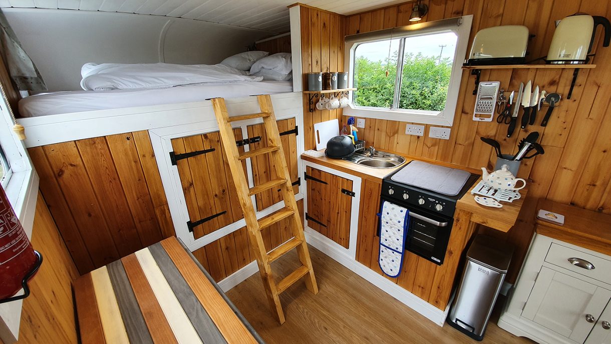 Fancy spending a few nights in a beautifully restored horsebox? Well ...