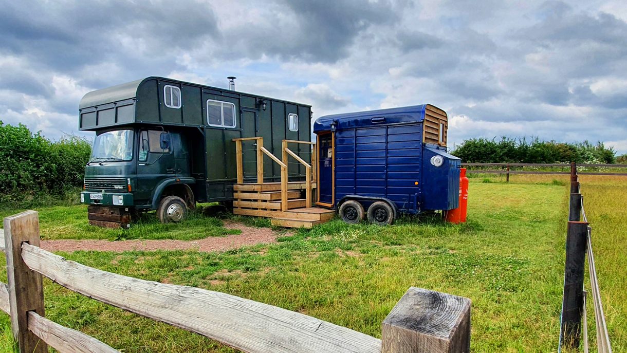 Fancy spending a few nights in a beautifully restored horsebox? Well ...