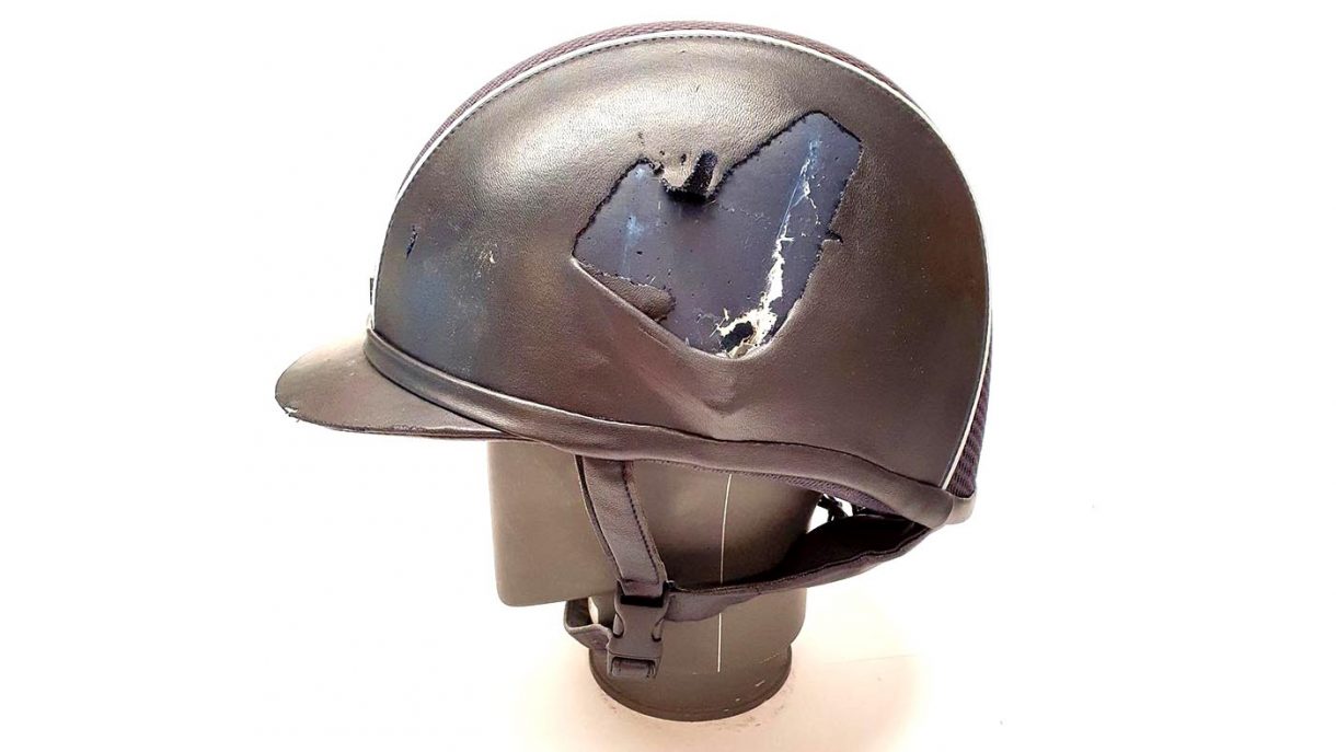 ‘Harsh reality’: stud damage to top rider’s hat shows importance of the ...