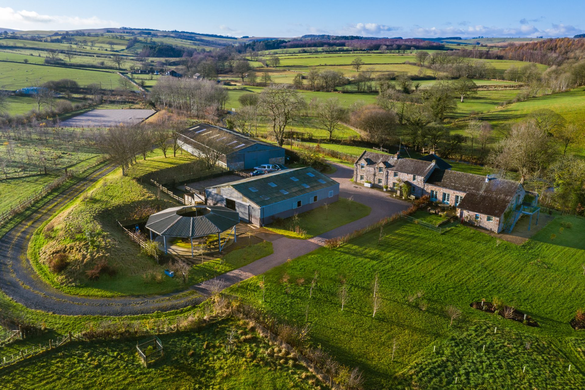 A small estate with six bedroom home, dreamy equestrian facilities and ...