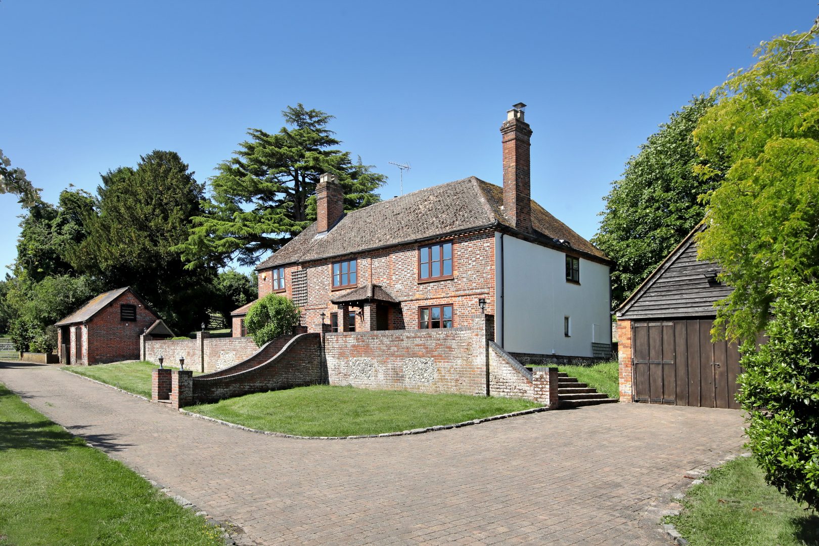 Take a look around this five-bedroom property, set in almost 13 acres ...