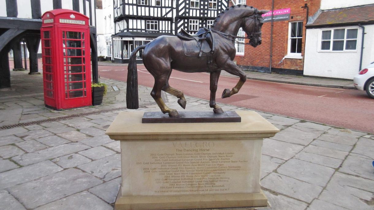 Valegro bronze statue placed in Newent Gloucestershire - Horse & Hound