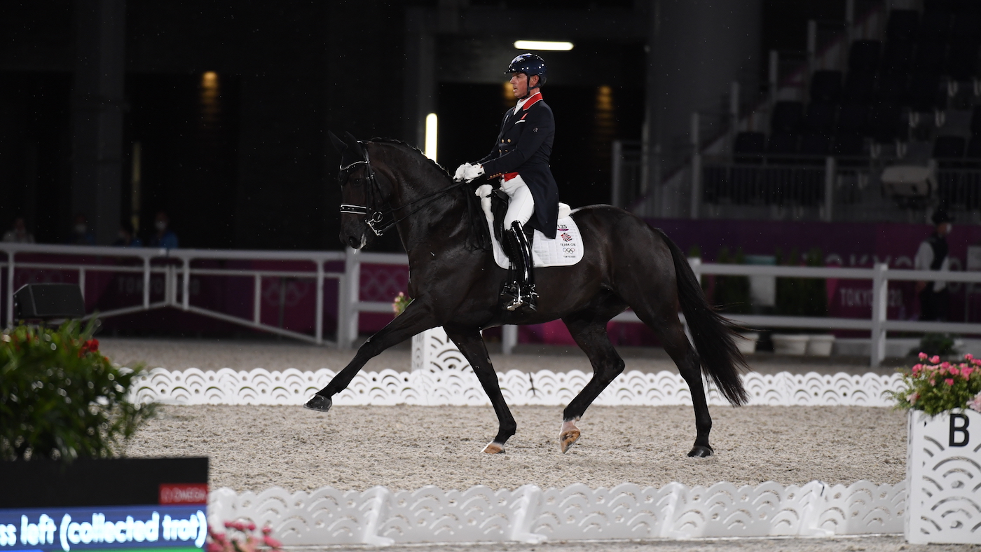 Carl Hester receives award at London International Horse Show