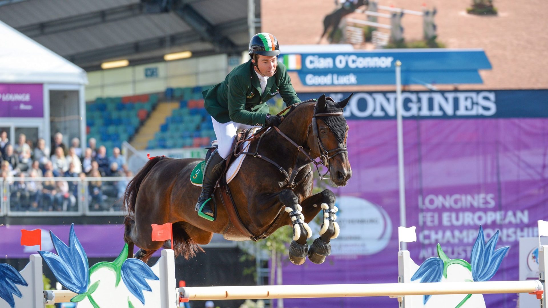 ‘I hoped James wasn’t following me — but he was already mid-air ...