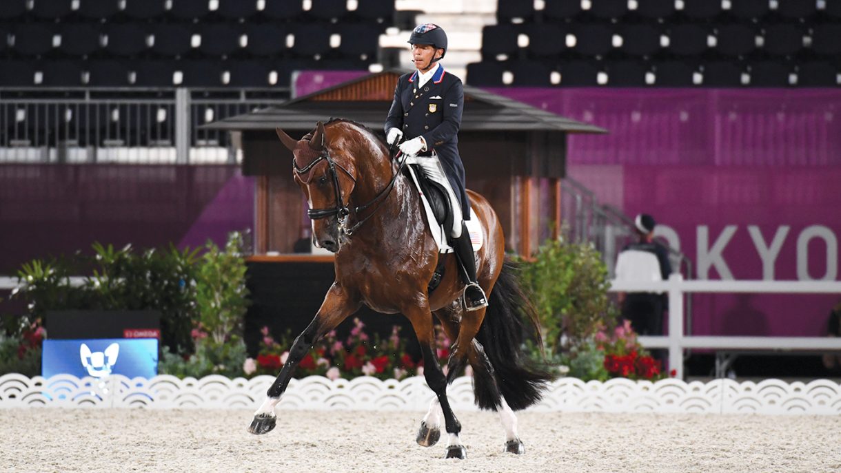 Olympic dressage freestyle gets underway: Steffen Peters has a solid start