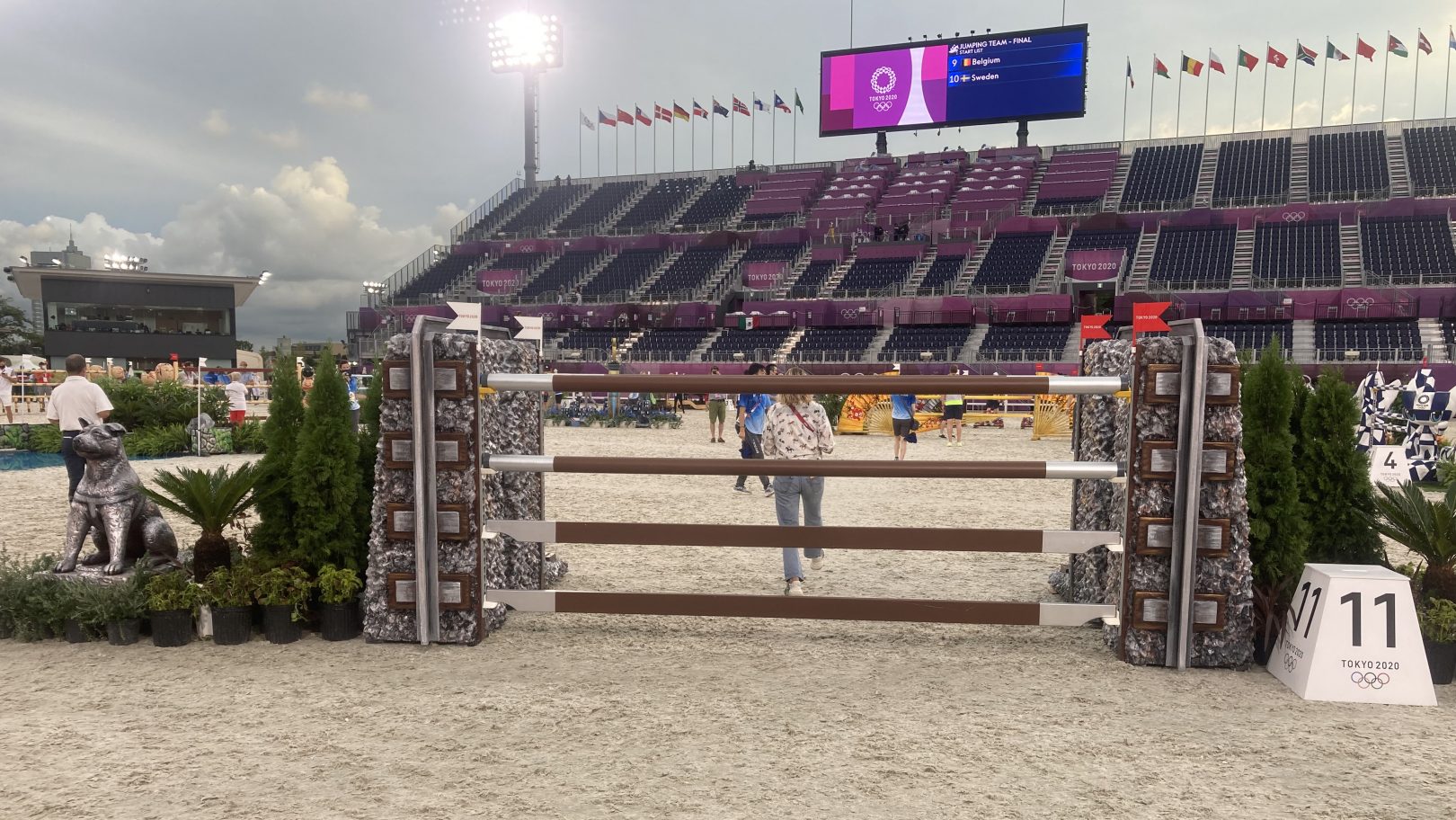 Olympic team showjumping final course – check out all the fences