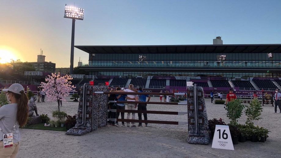 Take a peek at the Tokyo Olympic showjumping individual jump-off course