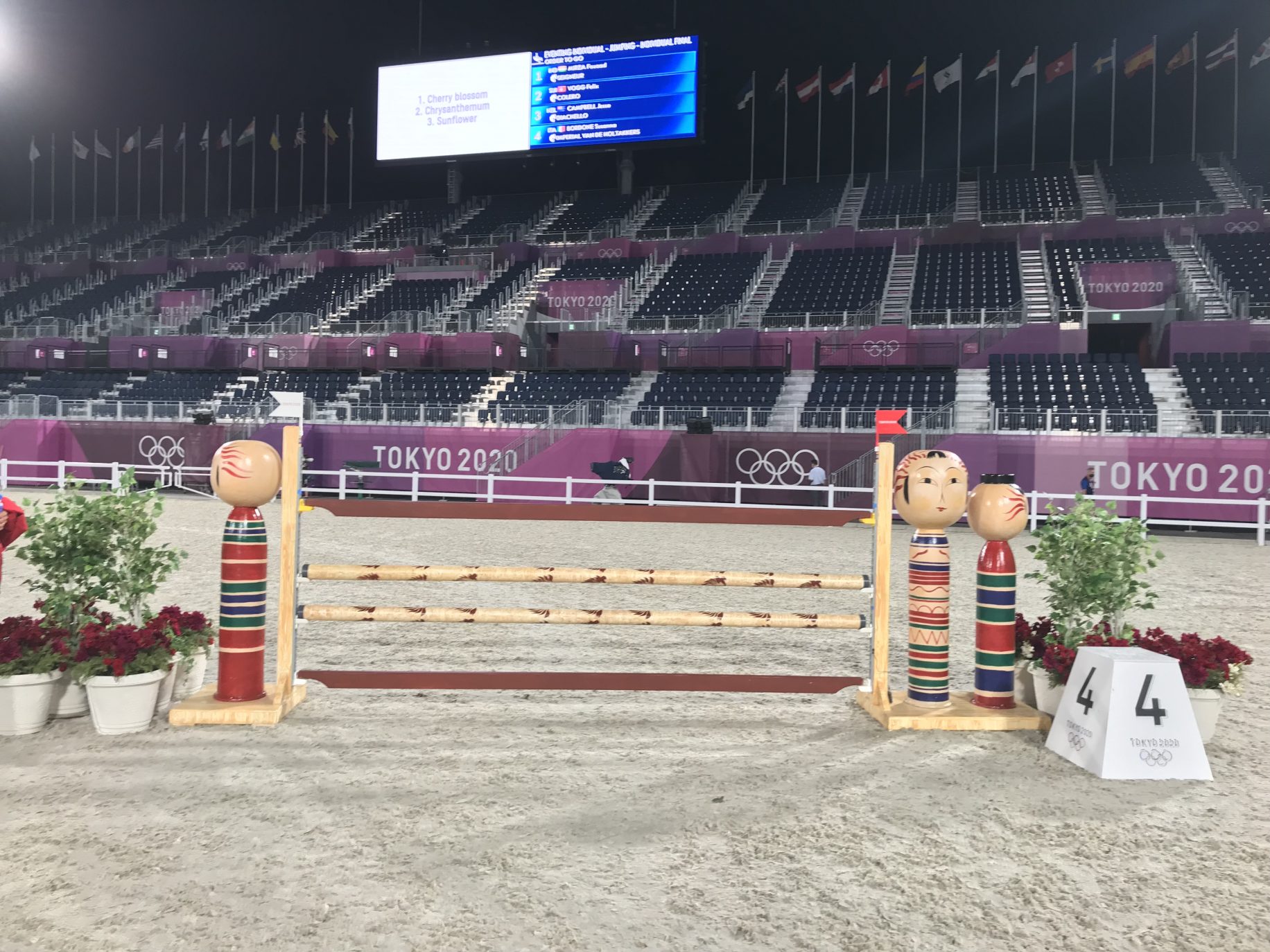 Olympic eventing showjumping: take a walk around the individual course