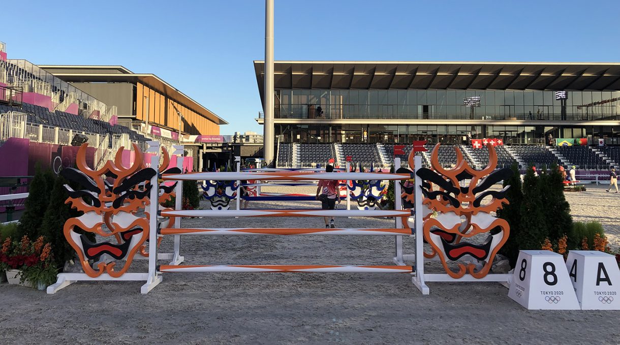 Take a peek at the Tokyo Olympic showjumping individual jump-off course