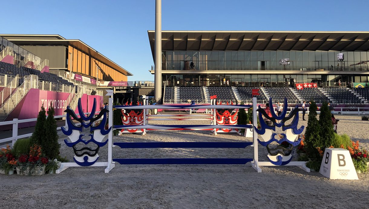 Olympic showjumping individual final course: check out the fences