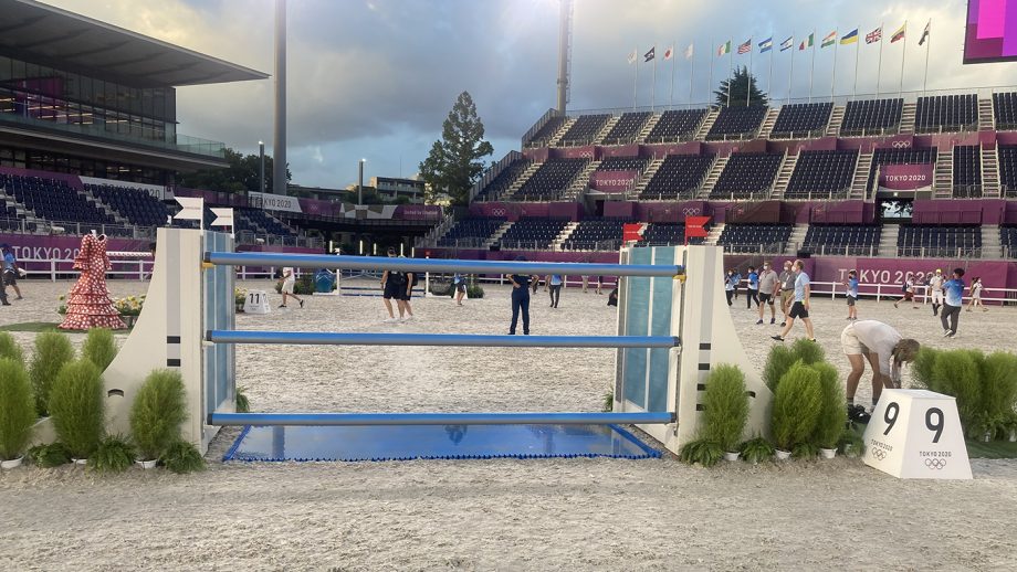Olympic team showjumping qualifier – see today’s course