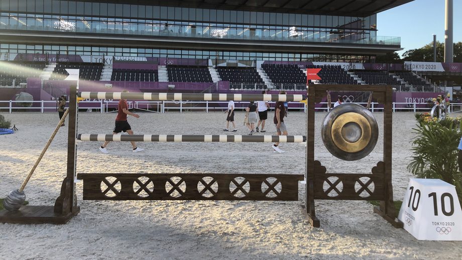Take a peek at the Tokyo Olympic showjumping individual jump-off course