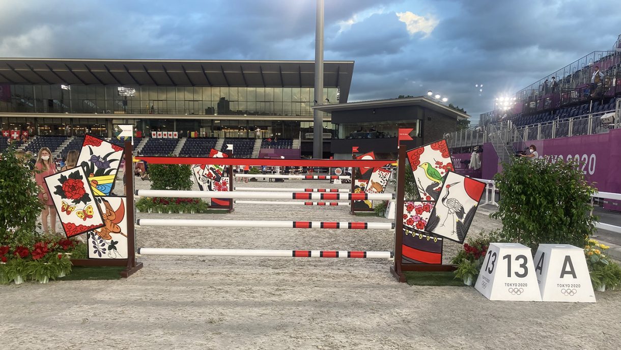 Olympic team showjumping qualifier – see today’s course