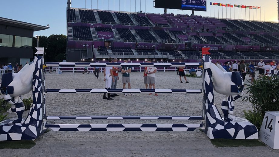 Take a peek at the Tokyo Olympic showjumping individual jump-off course