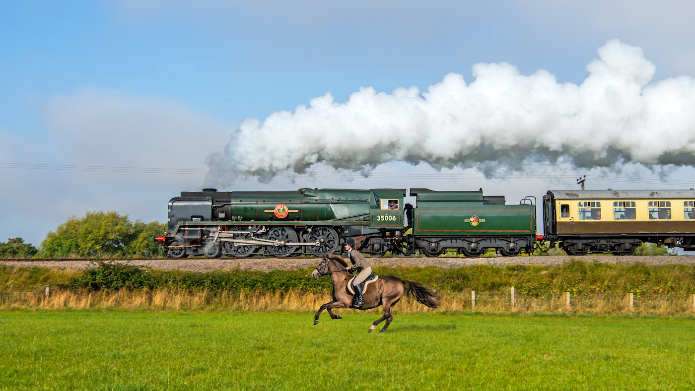 One chance only: rider and photographer nail recreation of 1930s steam ...