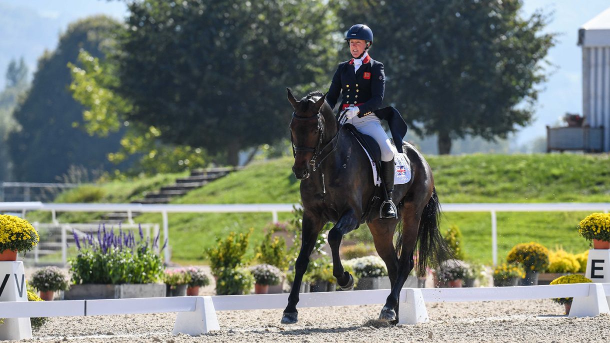 Eventing European Championships dressage: Nicola Wilson leads